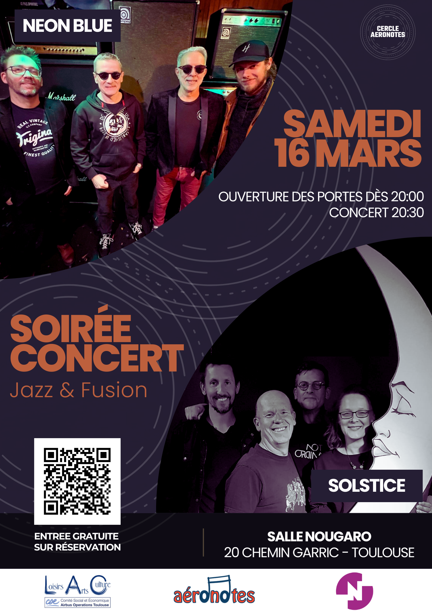 [16 mars 2024] Assemblée Générale AERONOTES et soirée concert | AERONOTES